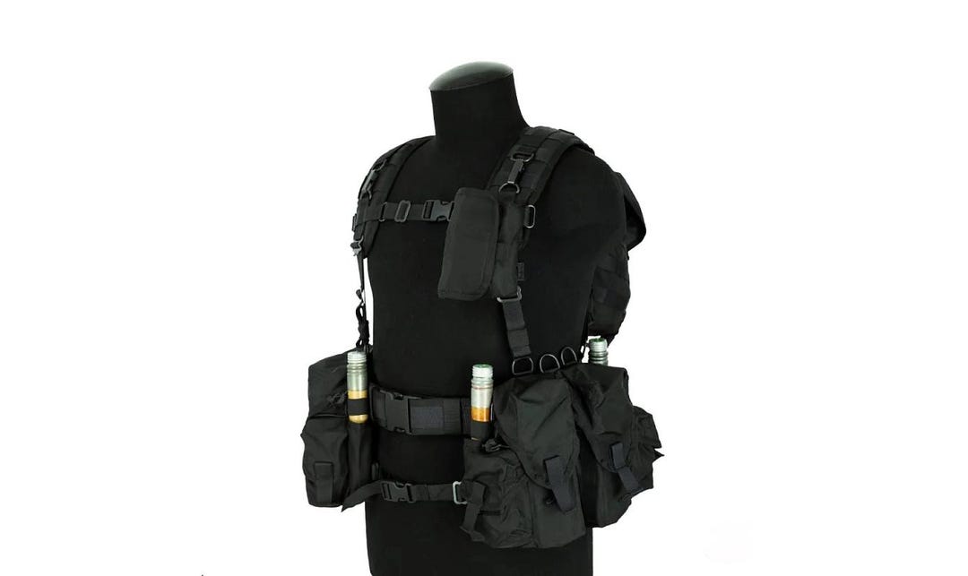 Soviet Spetsnaz Tactical Vest smersh A With Molle Pouches for AK Mags ...