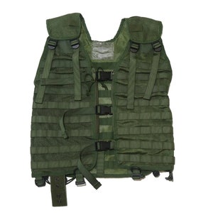 Dutch Army Modular Vest Tactical Chest Rig MOLLE Olive DPM Loaded 8 ...