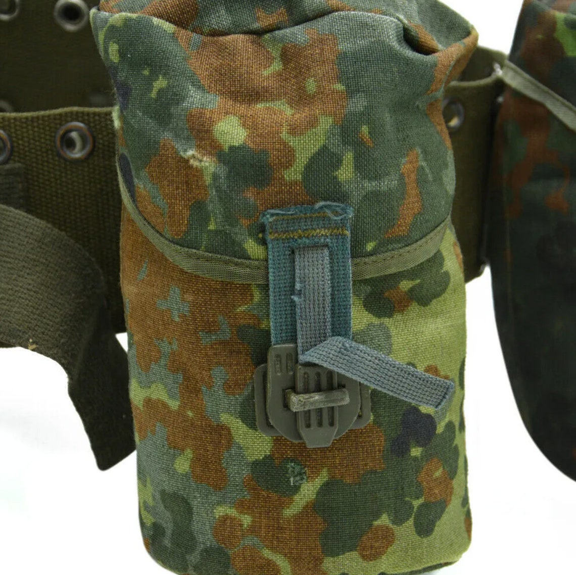 Bundeswehr Genuine German Army Chest Rig Flecktarn Tactical Webbing Set ...