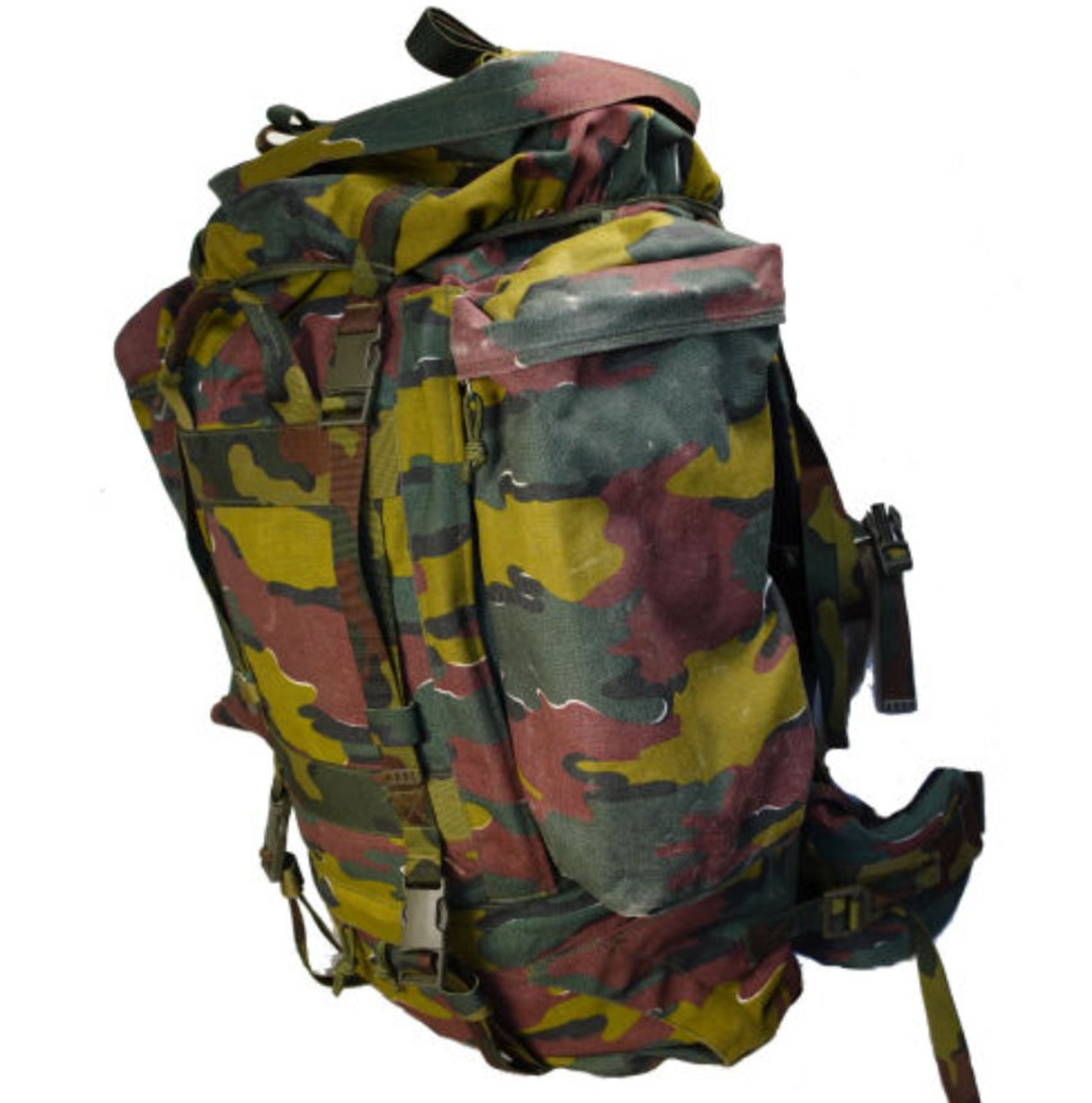 Belgian Army M97 100 Litres Jigsaw Camouflage Rucksack, Surplus in Good ...