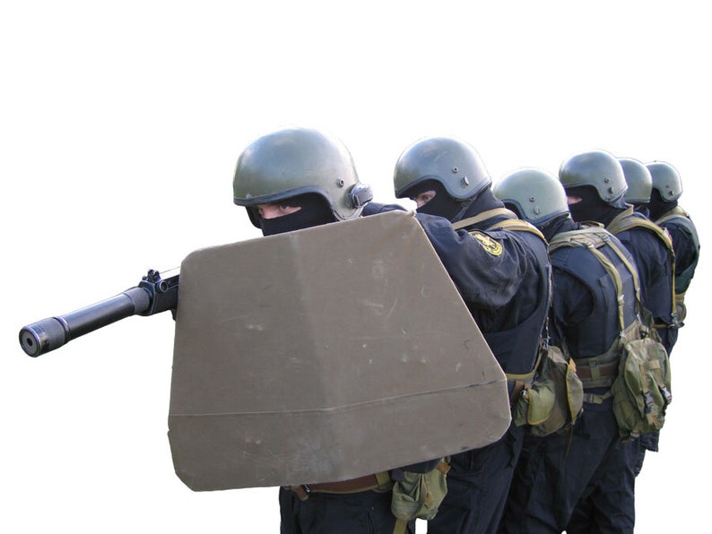 Police Special Forces Assault Shield bzt 75 Repro, Soviet and Russian ...