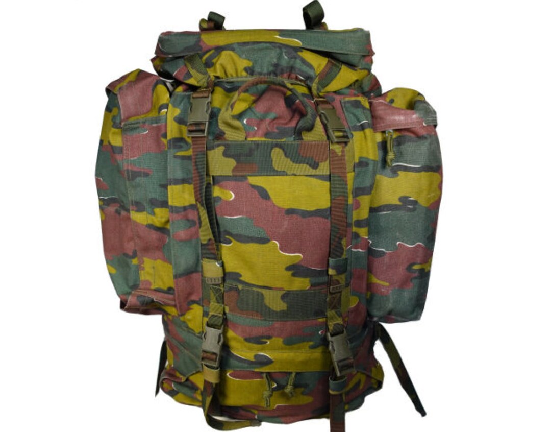 Belgian Army M97 100+ Litres Jigsaw Camouflage Rucksack, Surplus in ...