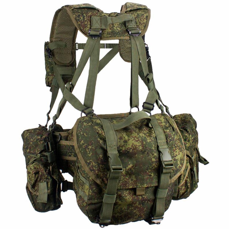 Soviet and Russian Spetsnaz Tactical Vest smersh A With Molle Pouches ...