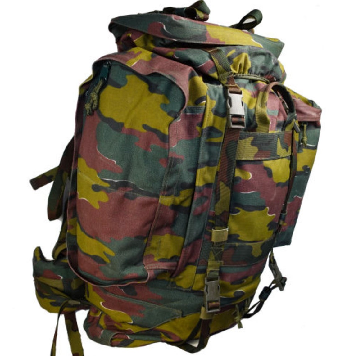 Belgian Army M97 100 Litres Jigsaw Camouflage Rucksack, Surplus in Good ...