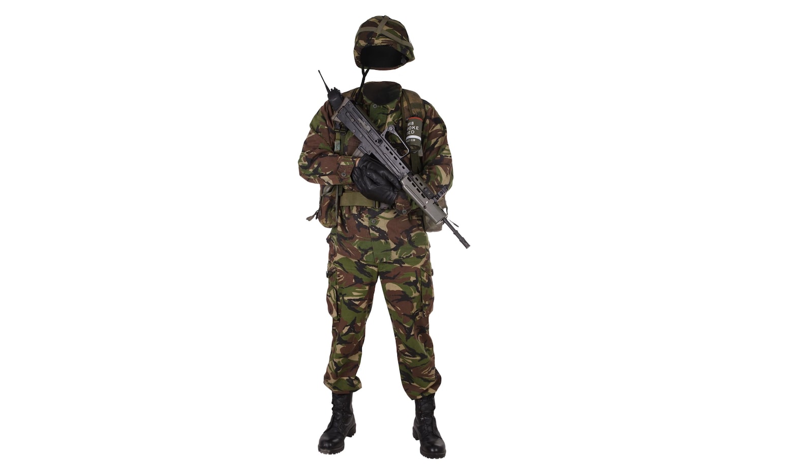 British Army Equipment of the 90s in DPM Camouflage Analogue of ...
