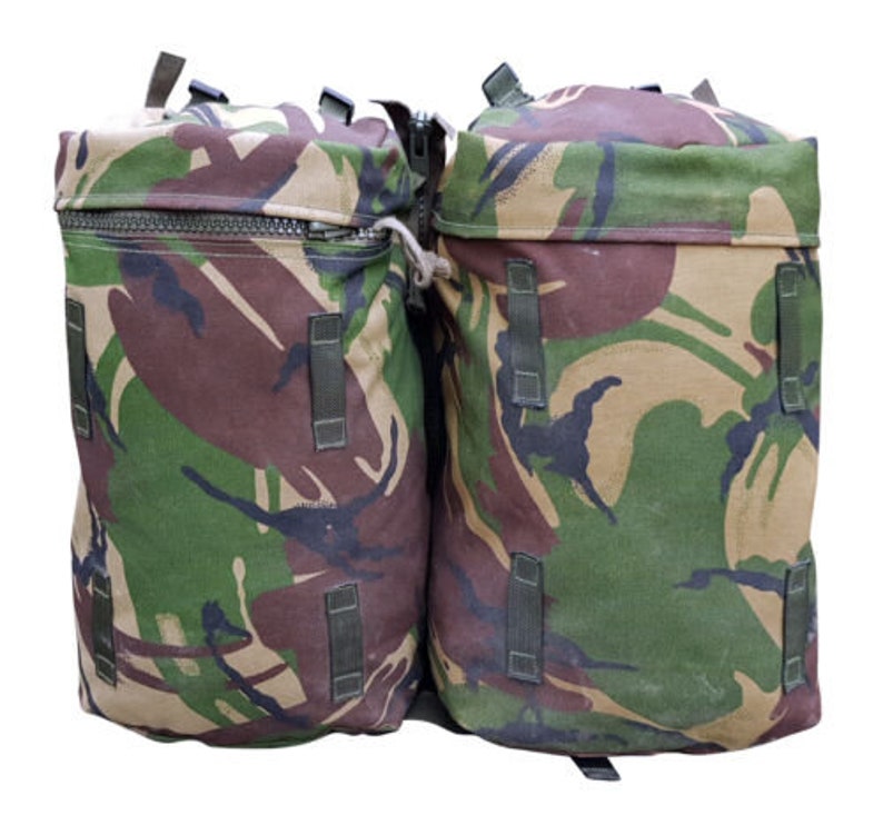 Genuine British Army Rucksack Backpack Side Pouch DPM Bergen PLCE ...