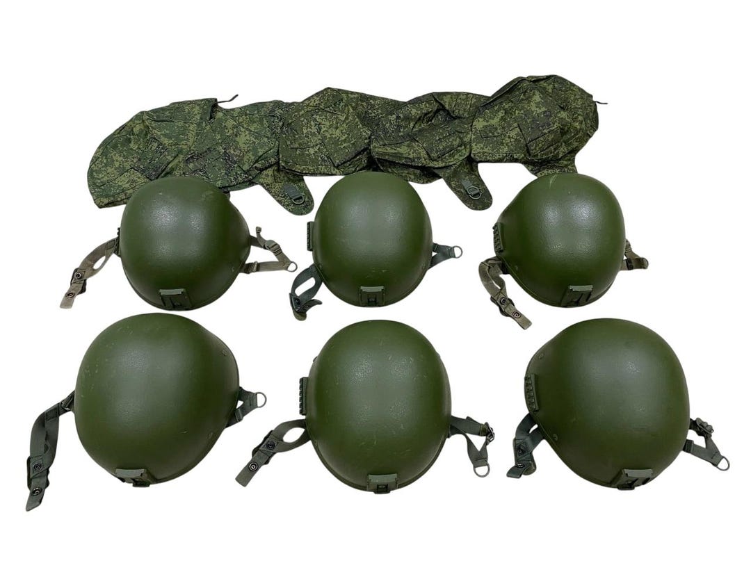Russian/soviet 6B47 Tactical Helmet Bullet Proof Lv 3a, With Original ...