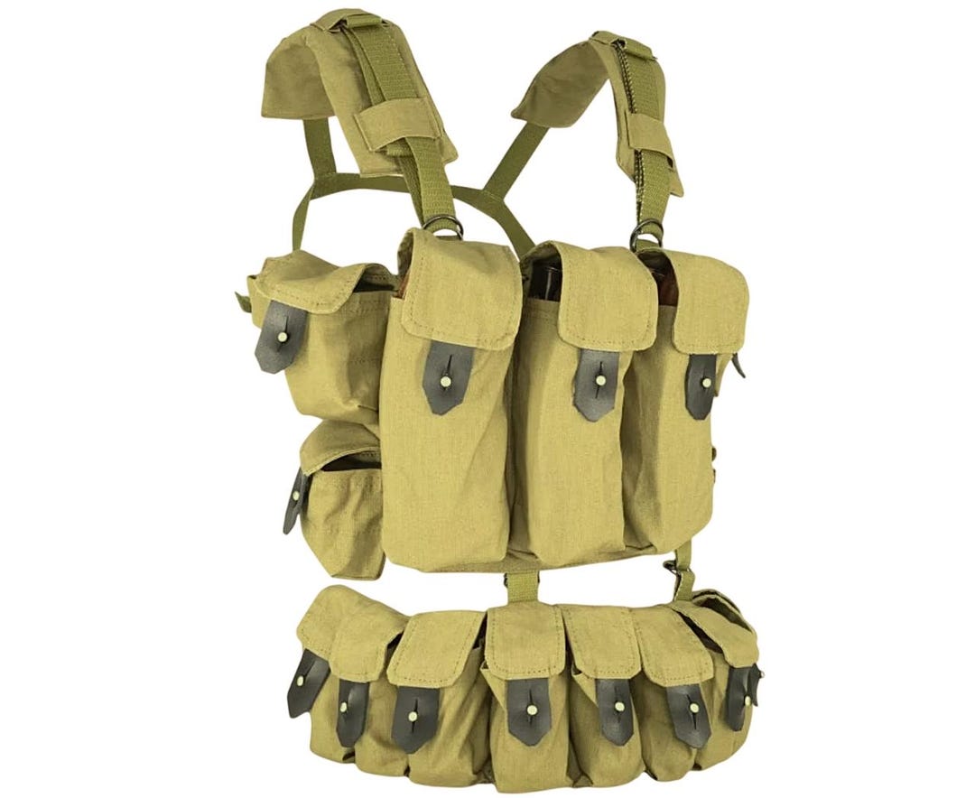 Vintage Soviet Spetsnaz Tactical Vest 'poyas A' With Additional Pouches ...