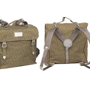 East German Vintage Army Day Pack in the Famous Rain Pattern Camo ...