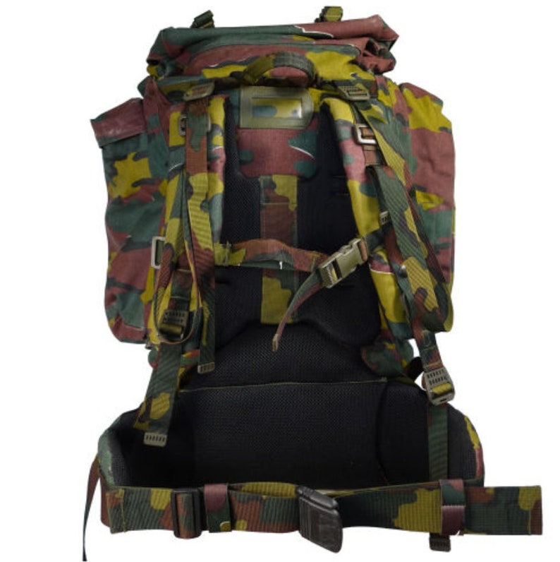 Belgian Army M97 100 Litres Jigsaw Camouflage Rucksack, Surplus in Good ...