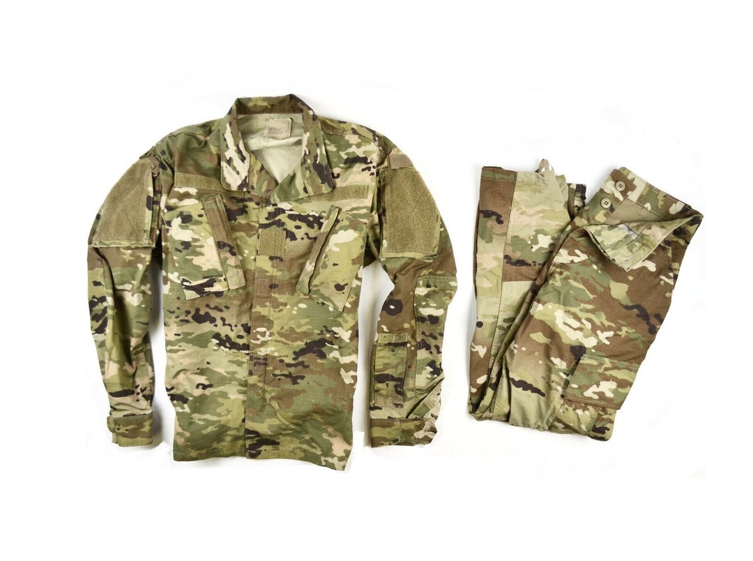 Original US Army Uniform OCP Multicam Flame Resistant Shirt & Pants Set ...