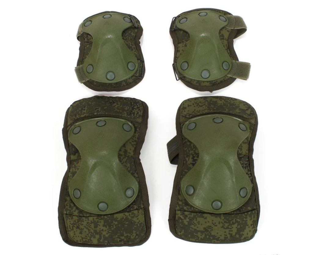 Russian Army Ratnik 6B51 Elbow & Knee Protection Kit EMR Camo, Repro ...
