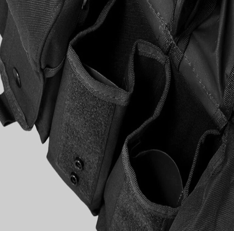 Soviet and Russian Tactical Vest juk for AK Mags, Chest Rig Black ...