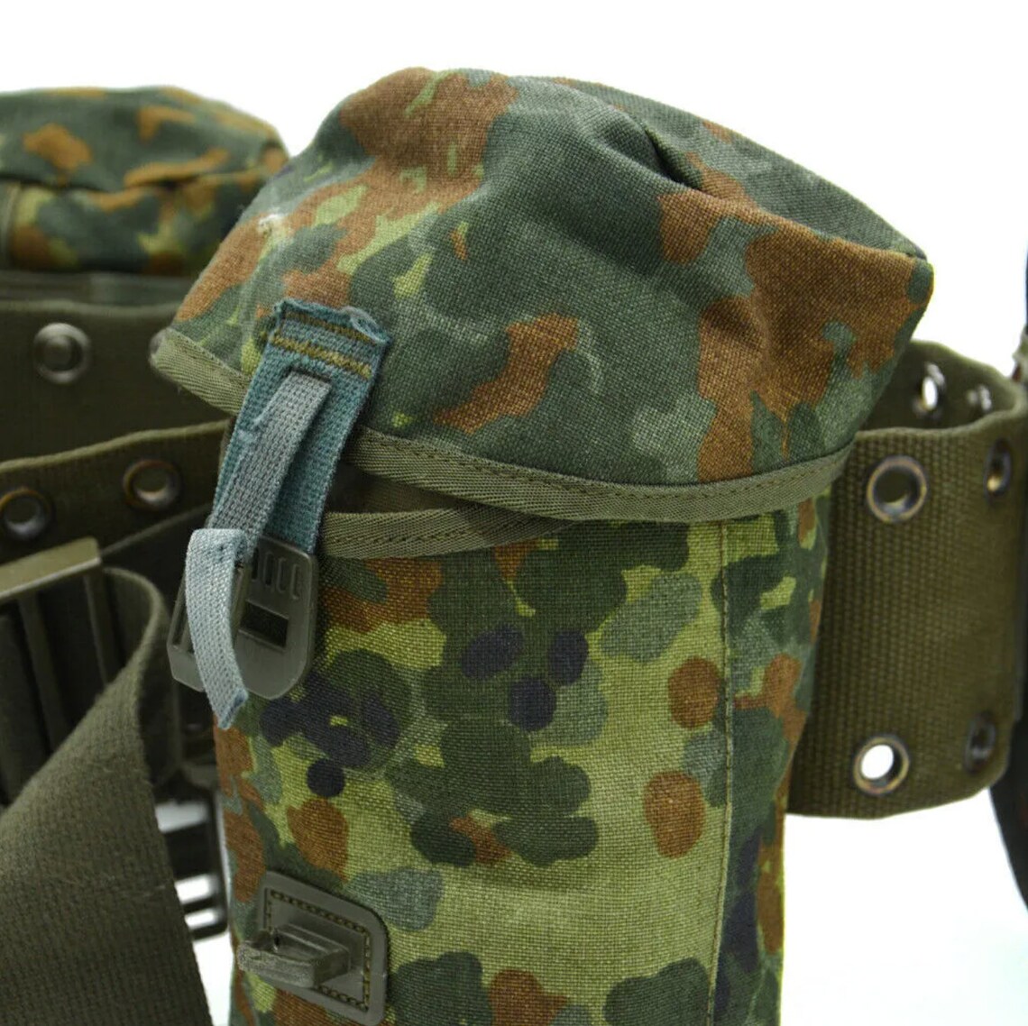 Bundeswehr Genuine German Army Chest Rig Flecktarn Tactical Webbing Set ...