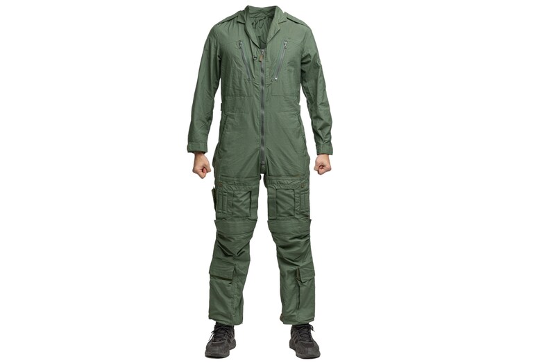 British Army Pilot Mk16a Flight Coverall, Flight Suit Green, Surplus ...