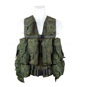 Russian Army 6sh117 Tactical Vest With Backpac, EMR Flora Ratnik, Used ...
