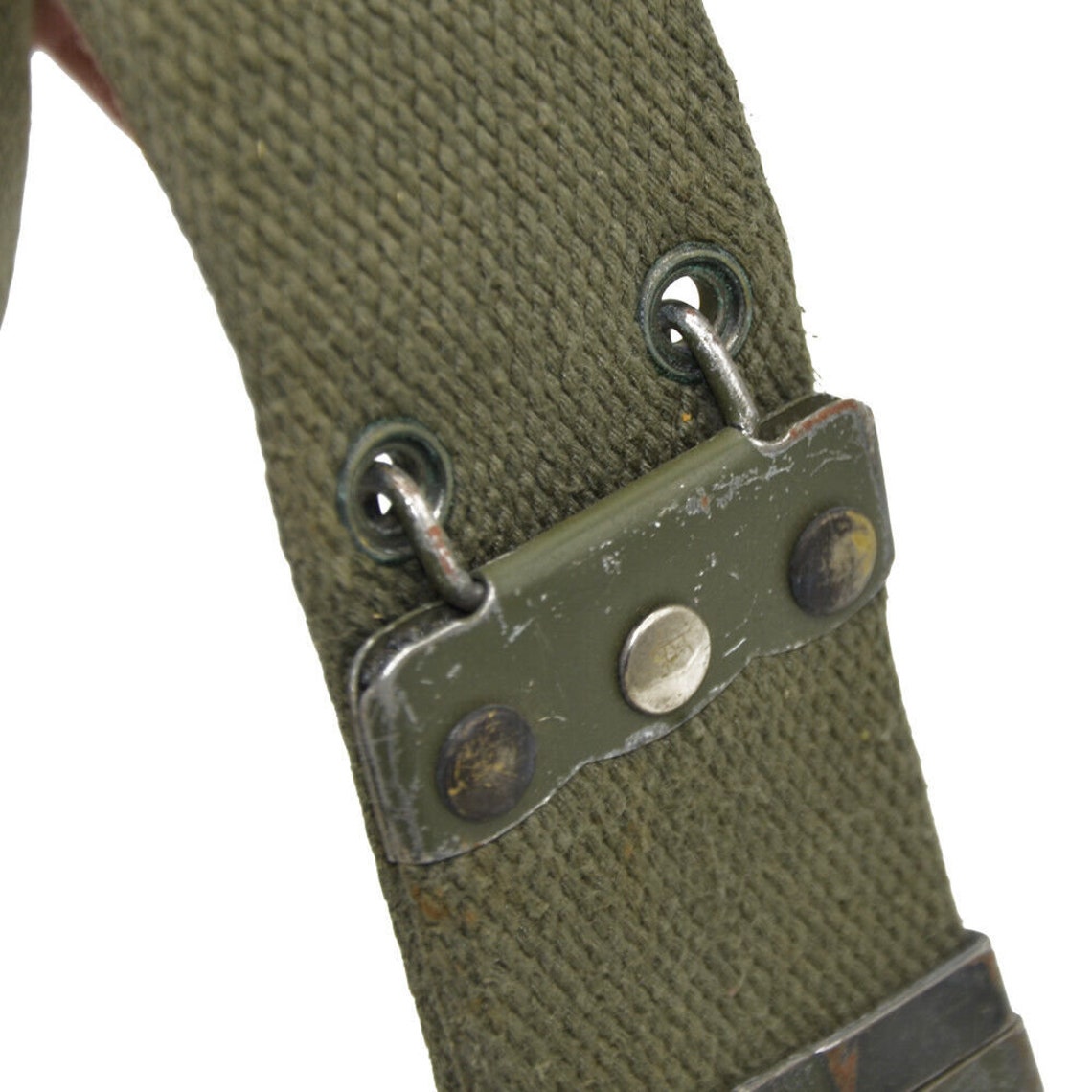 French Army Belt FAMAS Foreign Legion Combat System Olive Webbing Belt ...