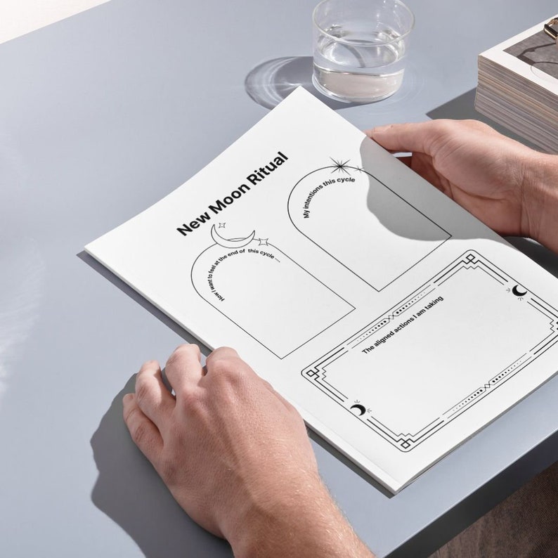 Black Moon Journal: 2025 Lunar Tracker, Rituals for New & Full Moons ...