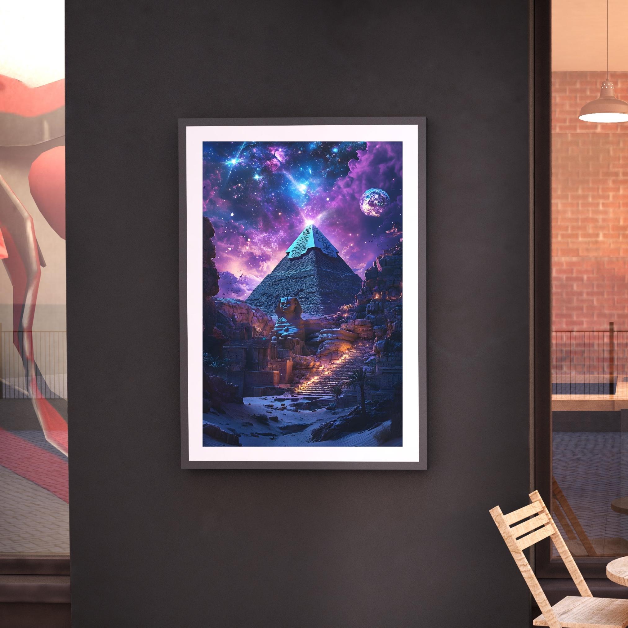 Celestial Pyramid Digital Art – Orion Constellation Alignment With Giza ...