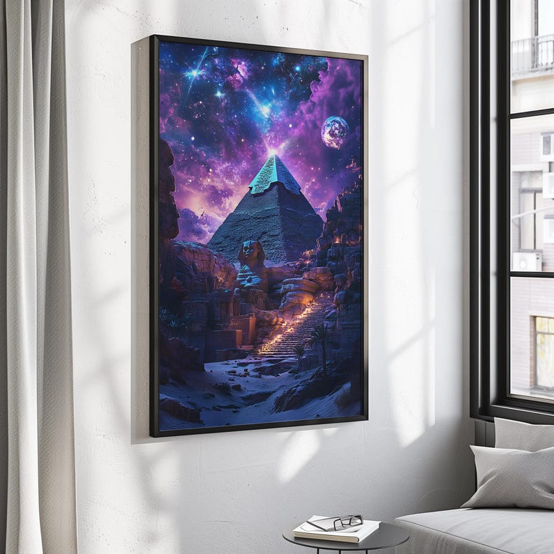 Celestial Pyramid Digital Art – Orion Constellation Alignment With Giza ...