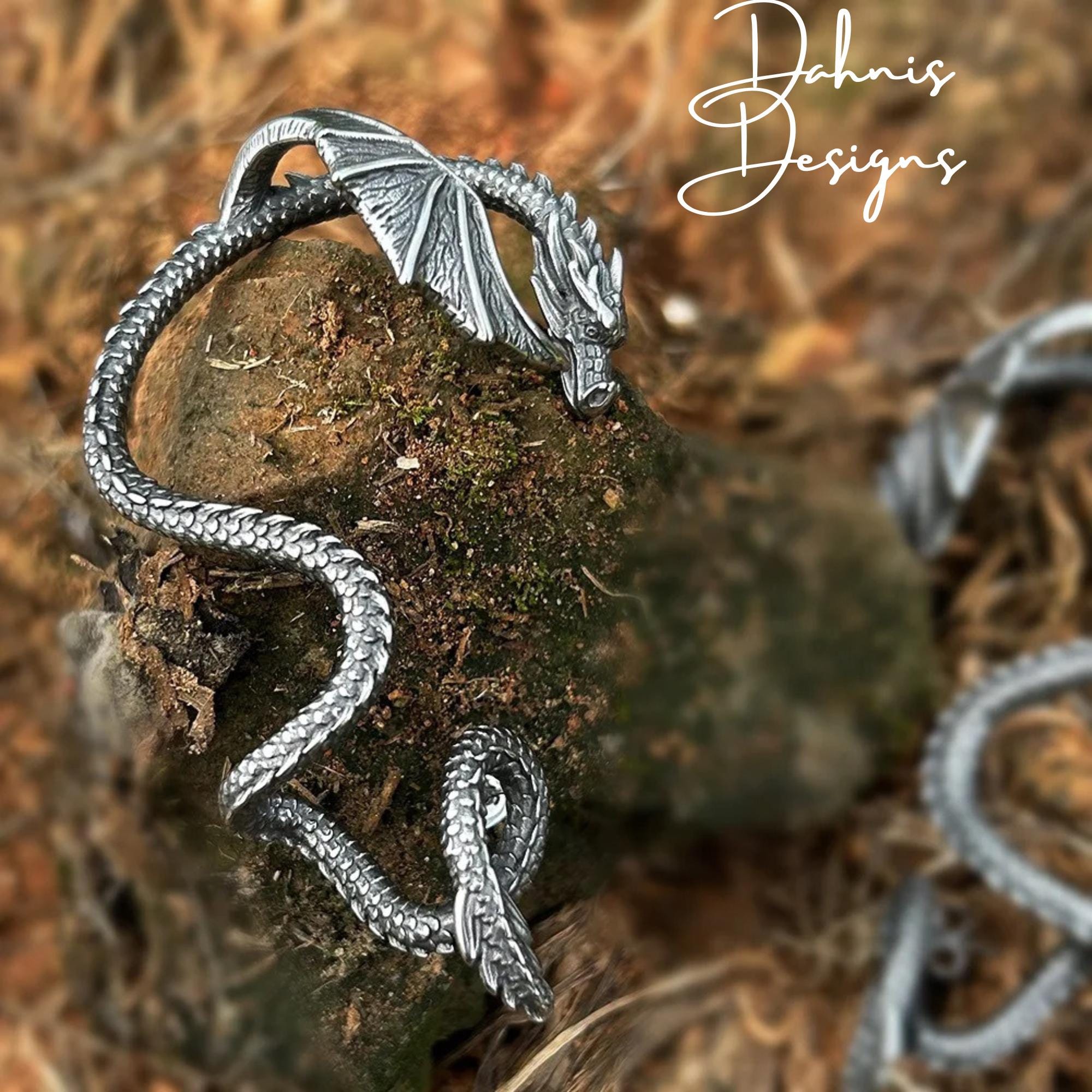 Dragon Cuff Earring for Women and Men Gothic Jewelry 2024 Year of the ...