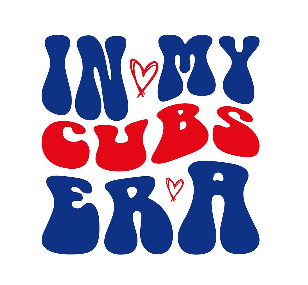 Cubs Svg, in My Cubs Era Svg, Sports Svg, Baseball Svg, Svg Files for ...