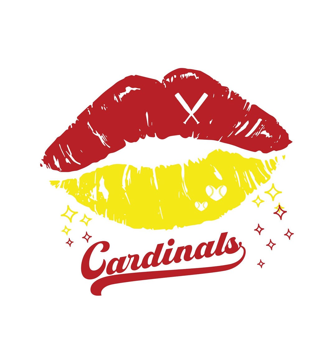 Cardinals Lips Baseball Svg, Sports Svg, Baseball Svg, Svg Files for ...