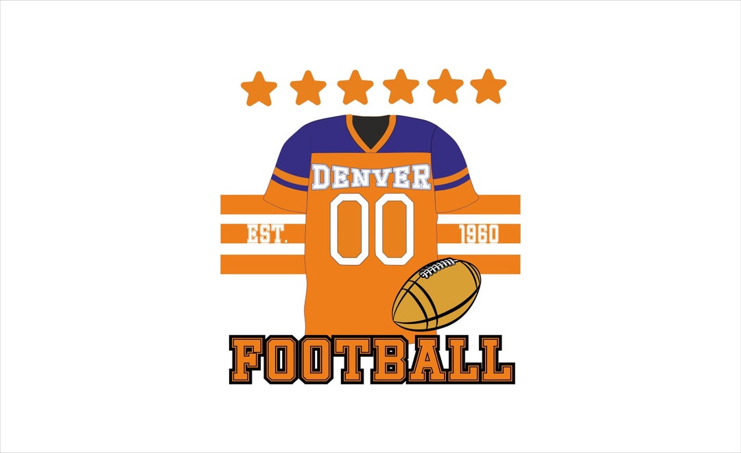 DENVER Football SVG, Denver Svg,denver Shirt Svg,denver Mascot Svg ...
