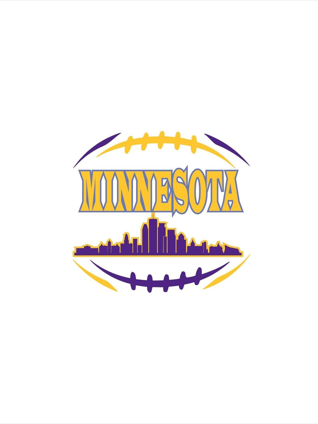 Minnesota Football SVG PNG, Vikings Svg,stacked Minnesota Svg,minnesota ...