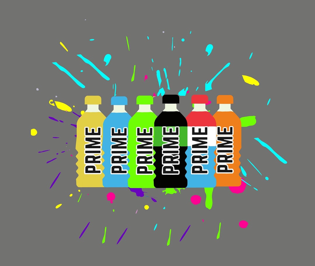 Prime Svg, Prime Png, Prime Bottle Design, Prime Drink Svg, Prime Drink ...
