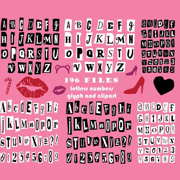 Mean Girls Font Vinyl - Etsy