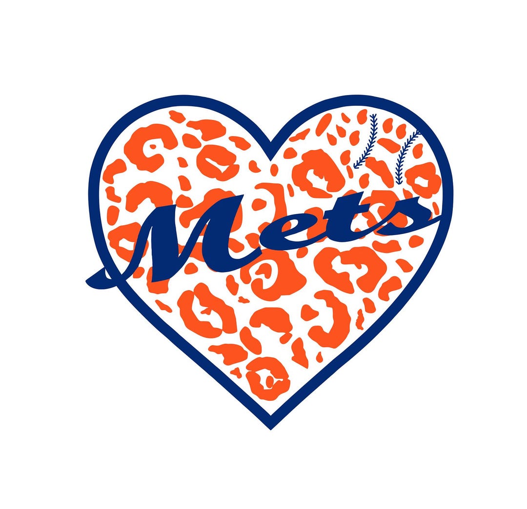 Mets Heart Baseball Svg, Nueva York Svg, Baseball Svg, Archivos Svg ...
