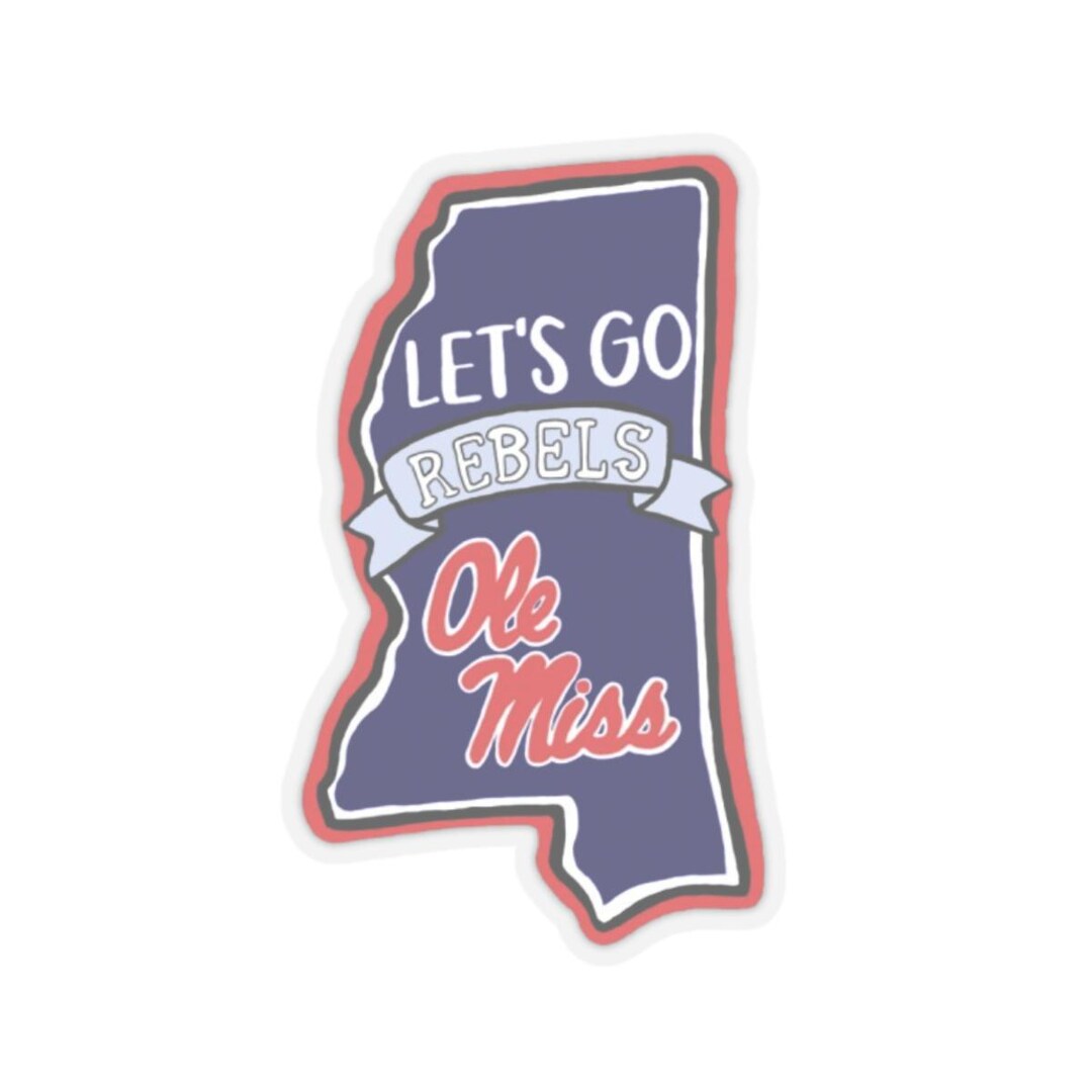 Ole Miss University of Mississippi Go Rebels Christmas Gift Kiss-cut ...