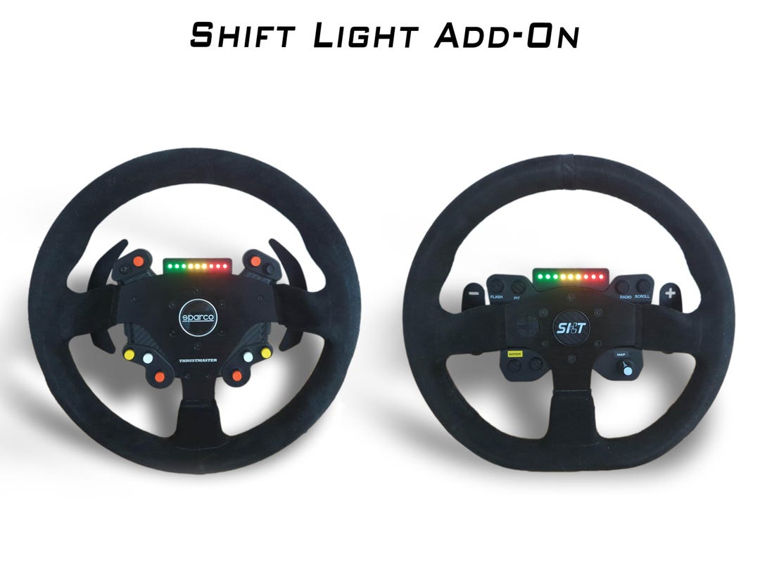 LED Shift Light for Thrustmaster Open Wheel Rim, T300, 599XX, Sparco ...