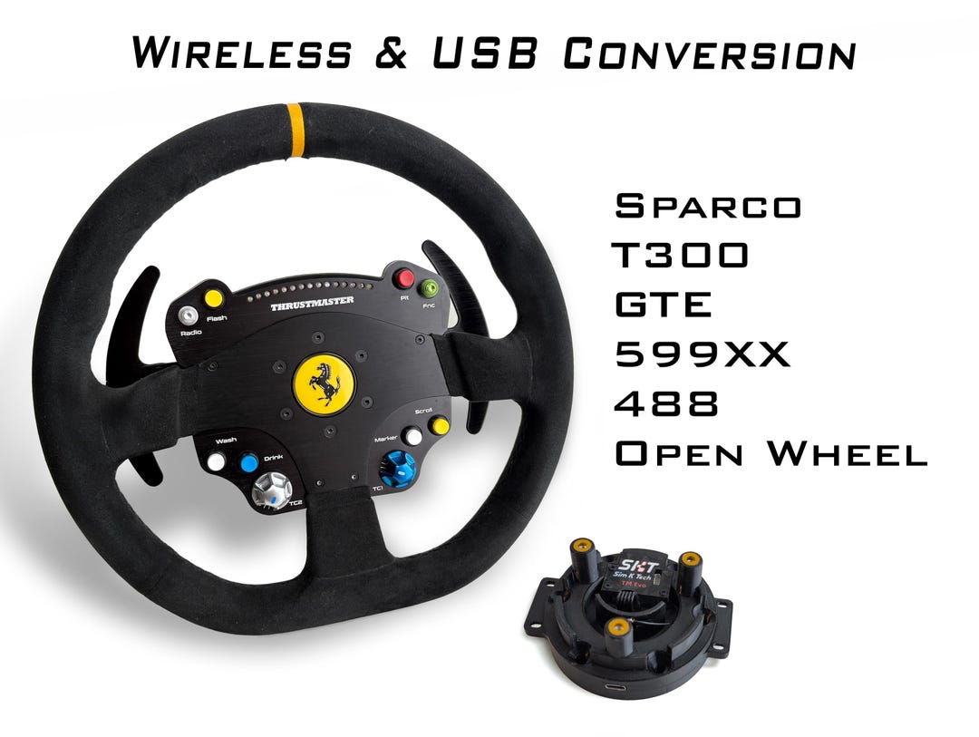 Conversion Kit for Thrustmaster Wheels | Bluetooth and USB Adapter ...