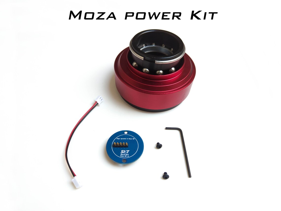 SKT Power Kit for Moza Wheel Bases Use 3rd Party Wheels With Moza Quick ...