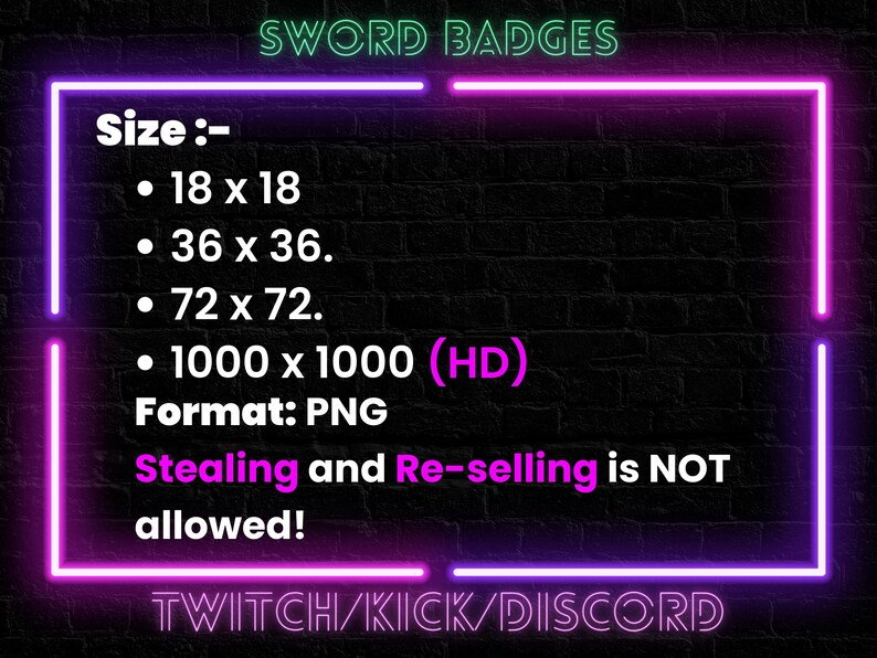 Twitch Sword Sub Badges / Bit Badges / Set / Weapon Collection ...