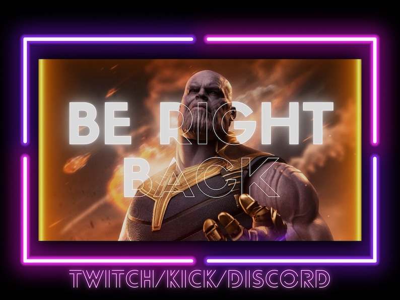 Anime Character Overlay Pre-made Twitch Streamlabs OBS Overlay Animated ...