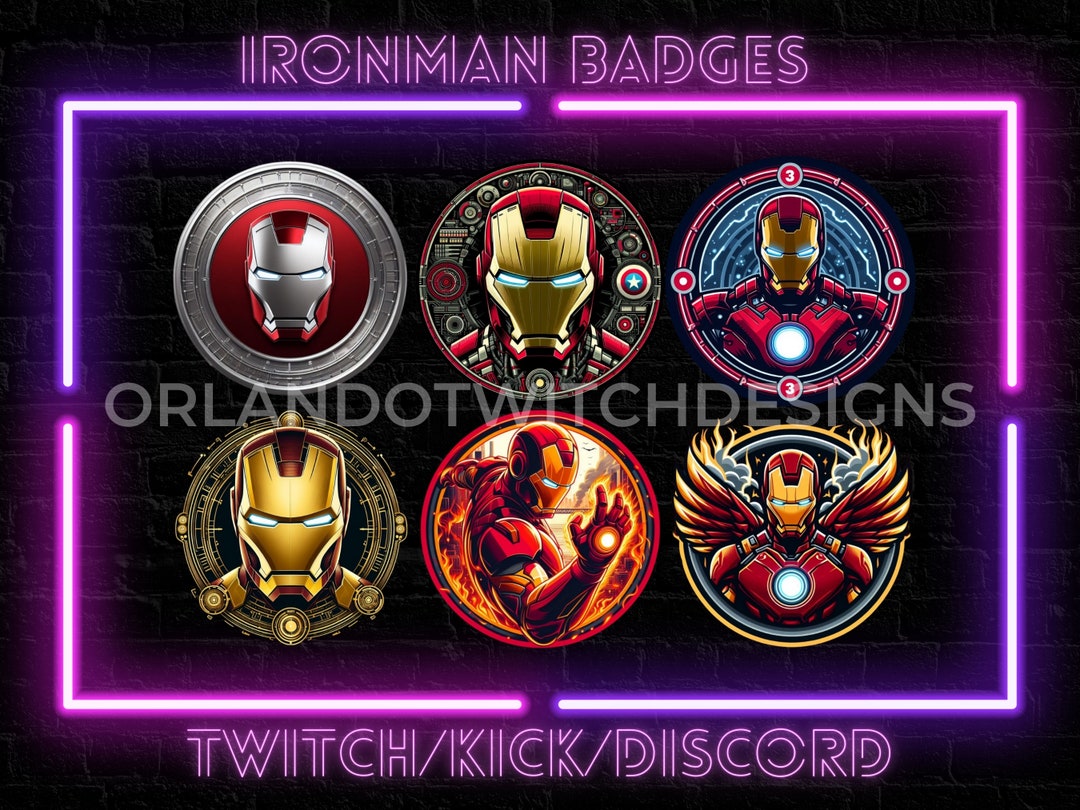 Fictional Character Sub Badges Subscription and Bit Badges for Twitch ...