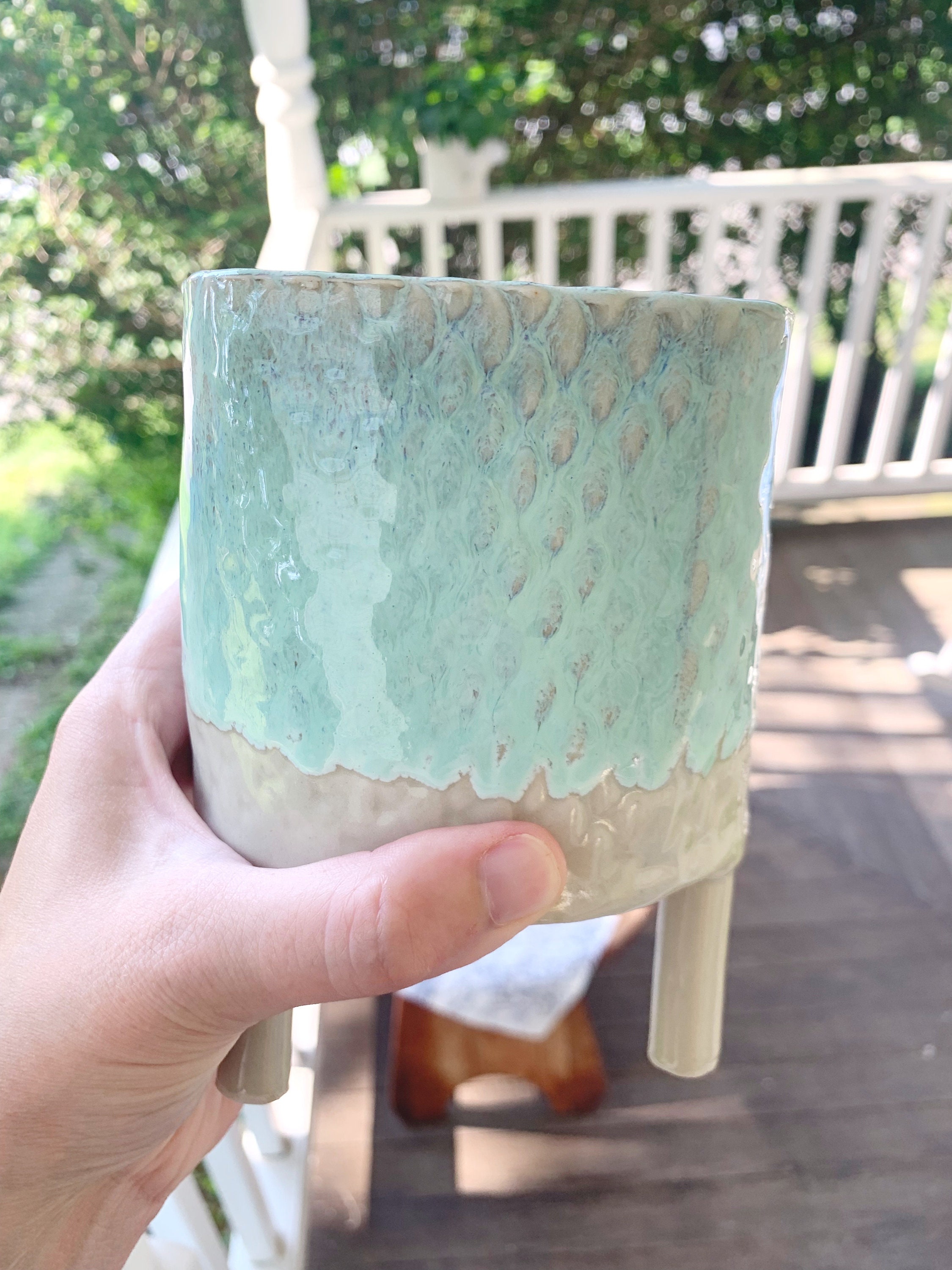 Mermaid Planter, Planter With Legs, Beach Vibe Planter, Cute Planter - Etsy