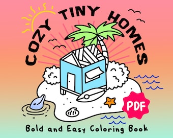40 Bold and Easy Coloring Pages for Adults and Kids: Girls Night Out ...