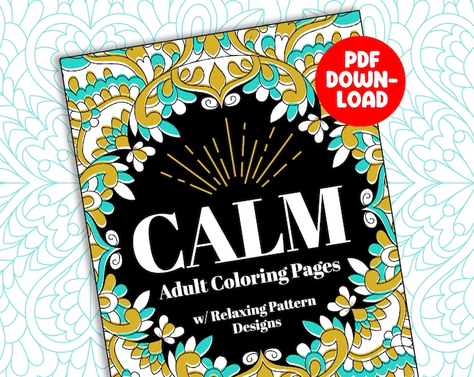 40 Bold and Easy Coloring Pages for Adults and Kids: Girls Night Out ...