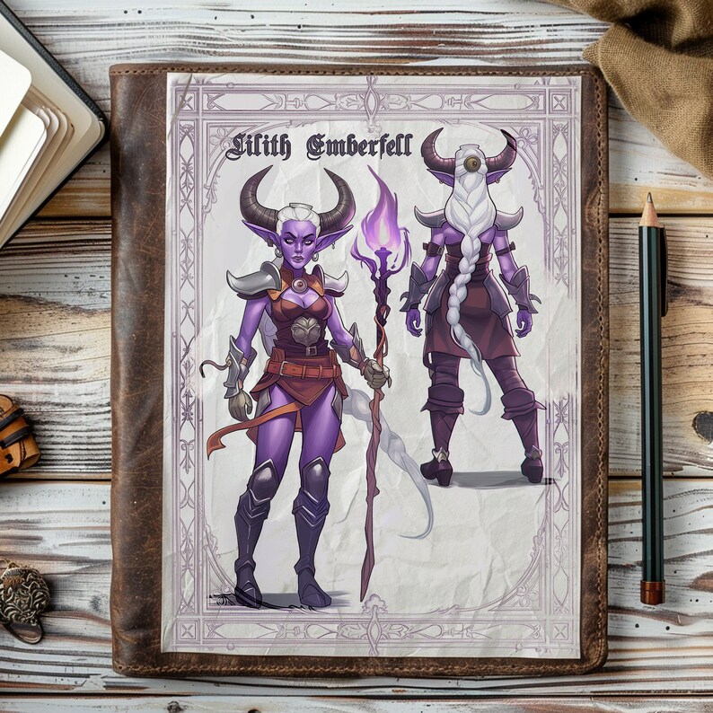 Custom Character Commission Dnd, Female Elven Druid Fantasy Anime ...