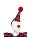 Small Clown Hat, Red and Black Polka Dot, Halloween Costume, Kids or ...