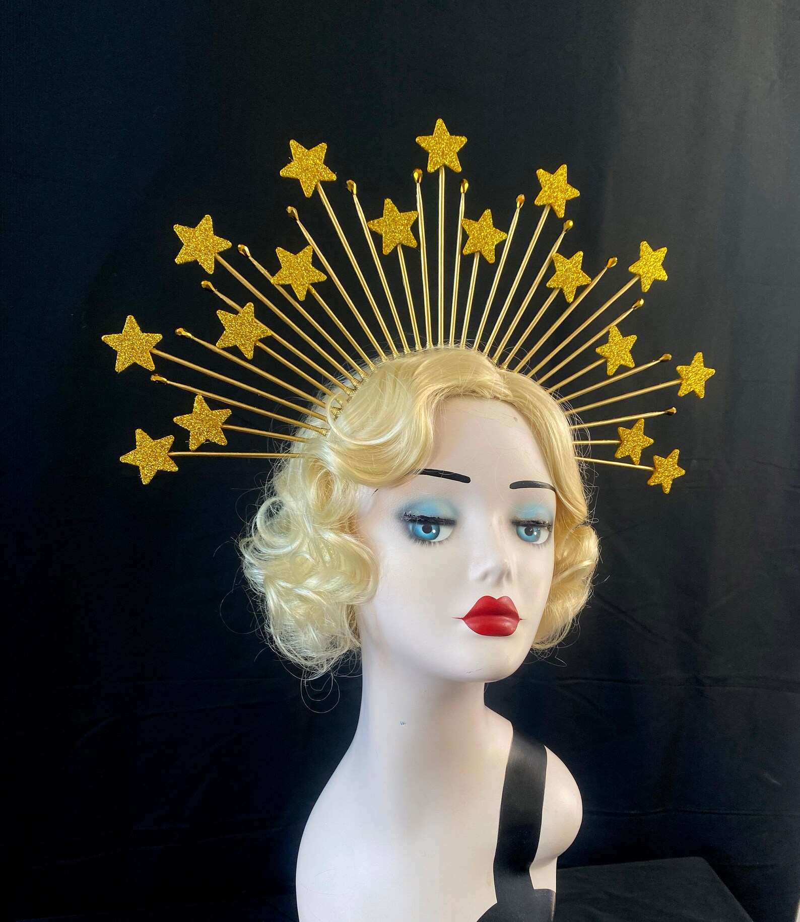 Silver Star Crown, Theatrical Costuming, Star Headband, Bridal Crown ...