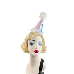 Light Pink and Blue Clown Hat, Scary Clown Costume, Cirque Costume, Kid ...