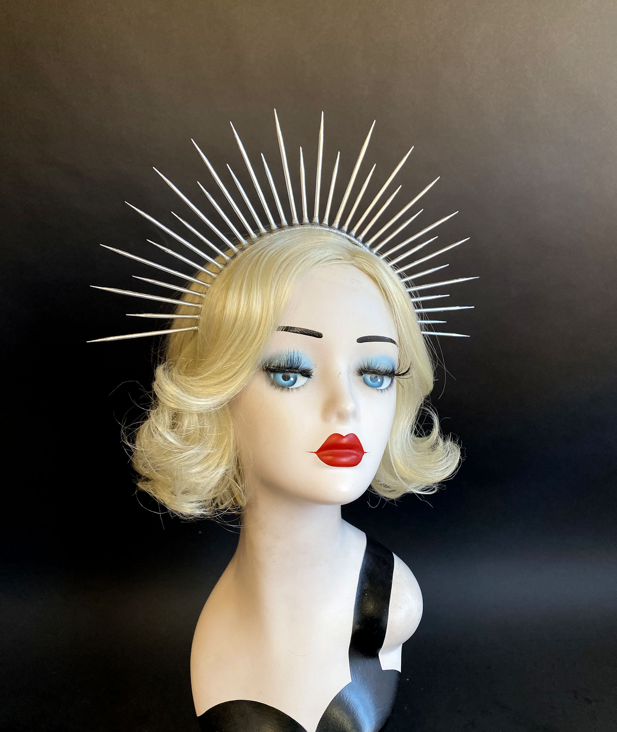 Silver Halo Crown Gold Spike Crown Bridal Crown Crown | Etsy