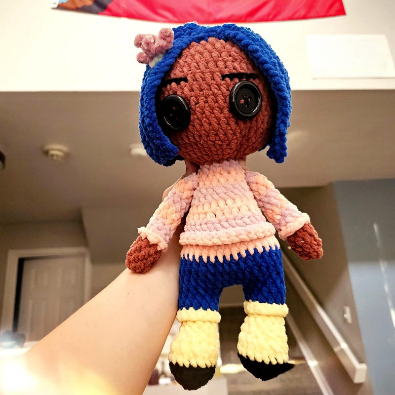 Button Doll - Etsy