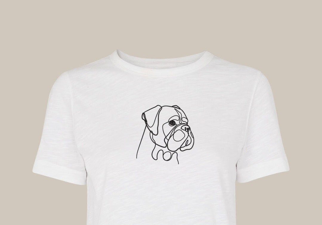 Boxer Embroidery, Dog Tee Embroidery Design, Boxer Digital Print for ...