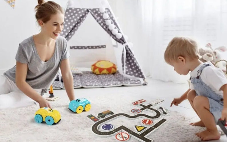 Fun EVA Bath Time Car Set 23 Piece Water Puzzle for Kids Soft and ...